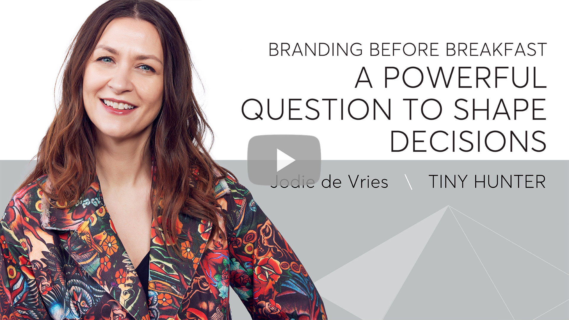 A powerful question to shape decisions | Tiny Hunter